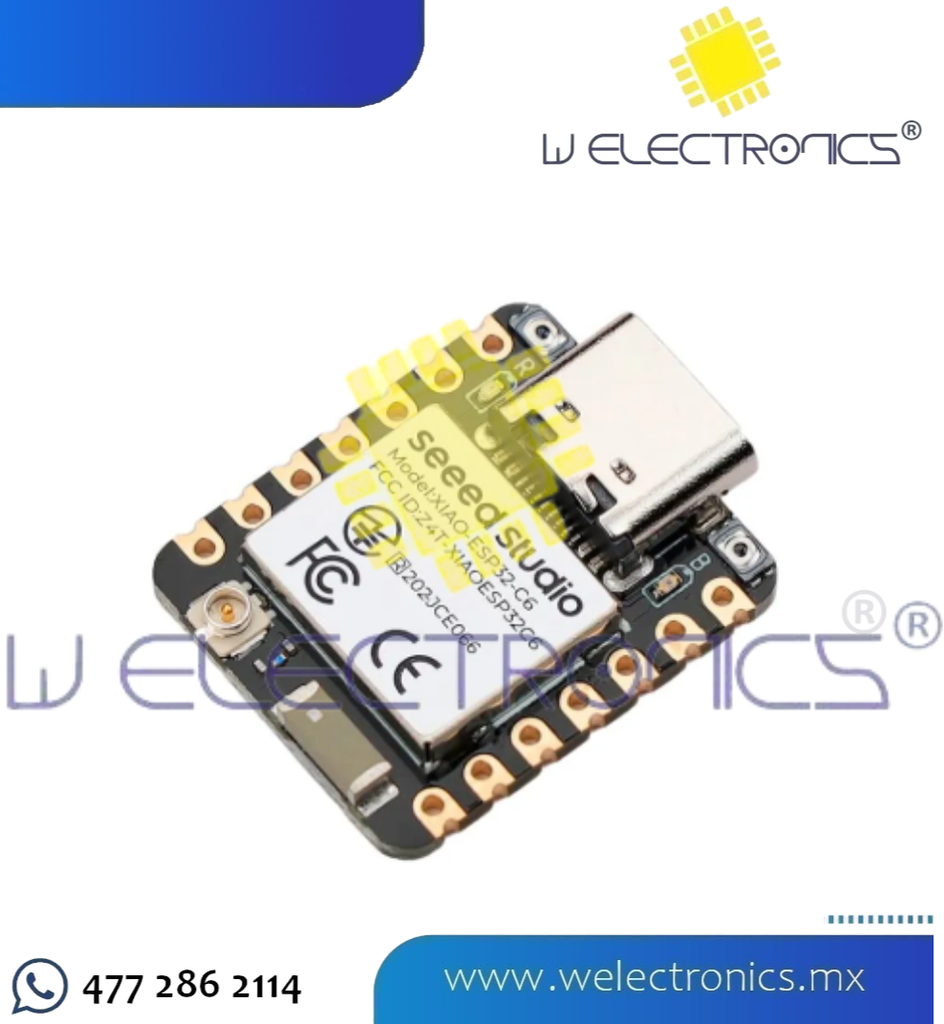 PLACA MINI ESP32 C3 WIFI BLUETOOTH XIAO SEEEDSTUDIO | W Electronics