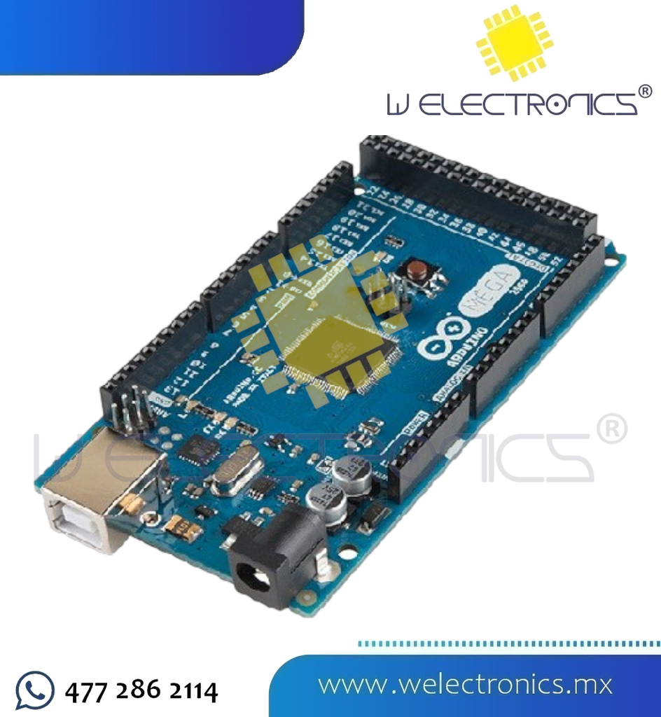 ARDUINO MEGA 2560 SIN CABLE | W Electronics